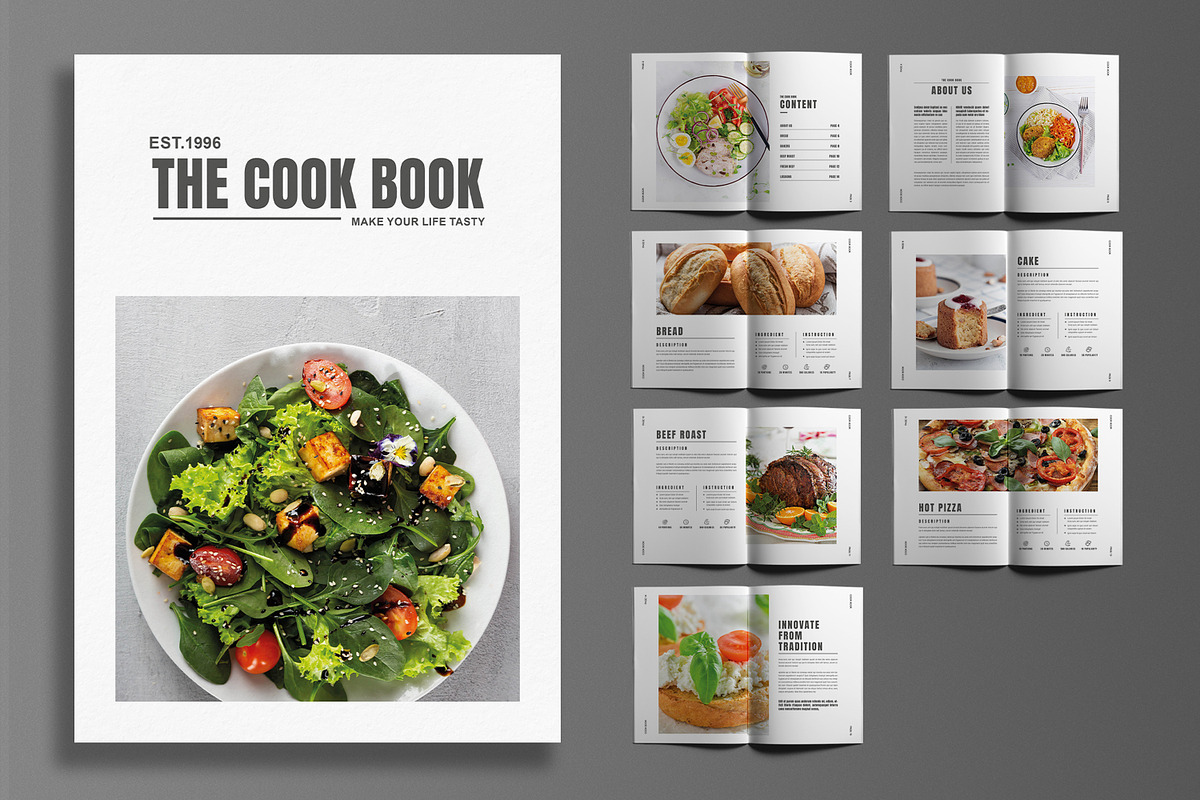 Cook Book Design Template