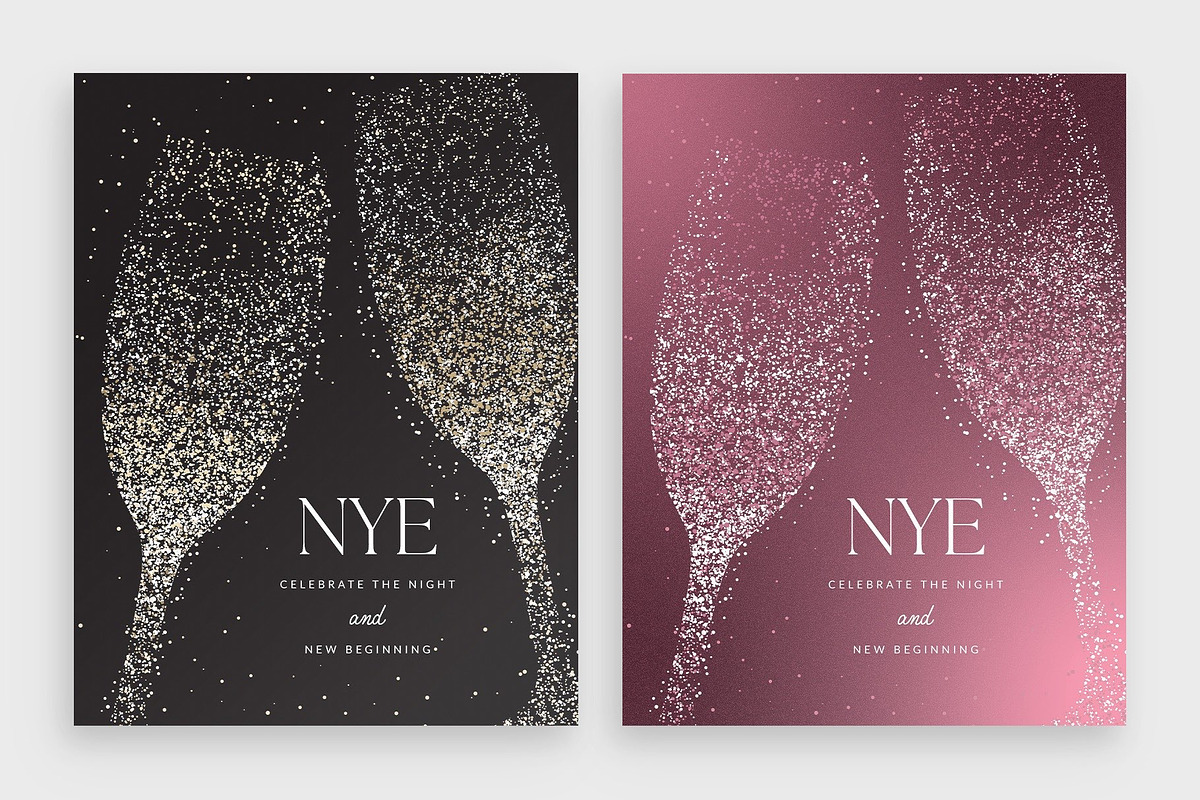 NYE New Years Eve Poster Flyer, a Flyer Template by BrandPacks