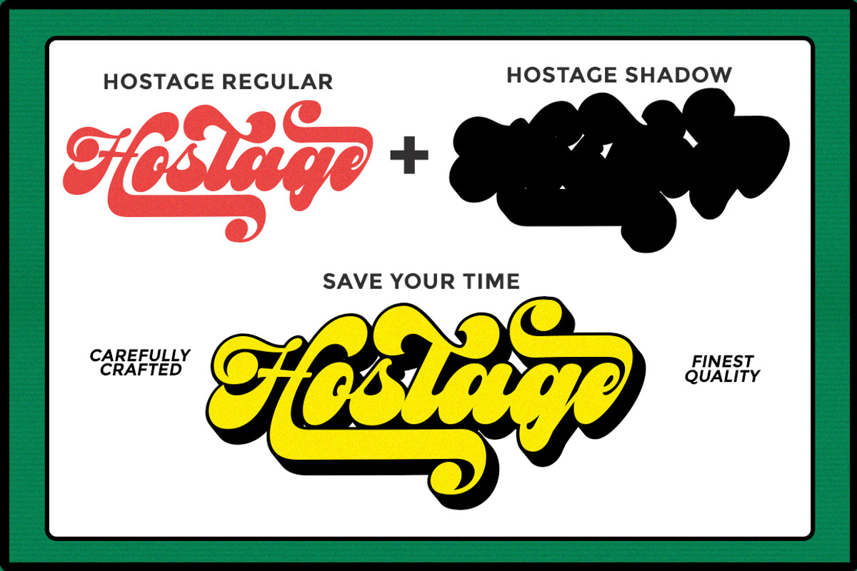 Hostage -Retro Font (New Update)