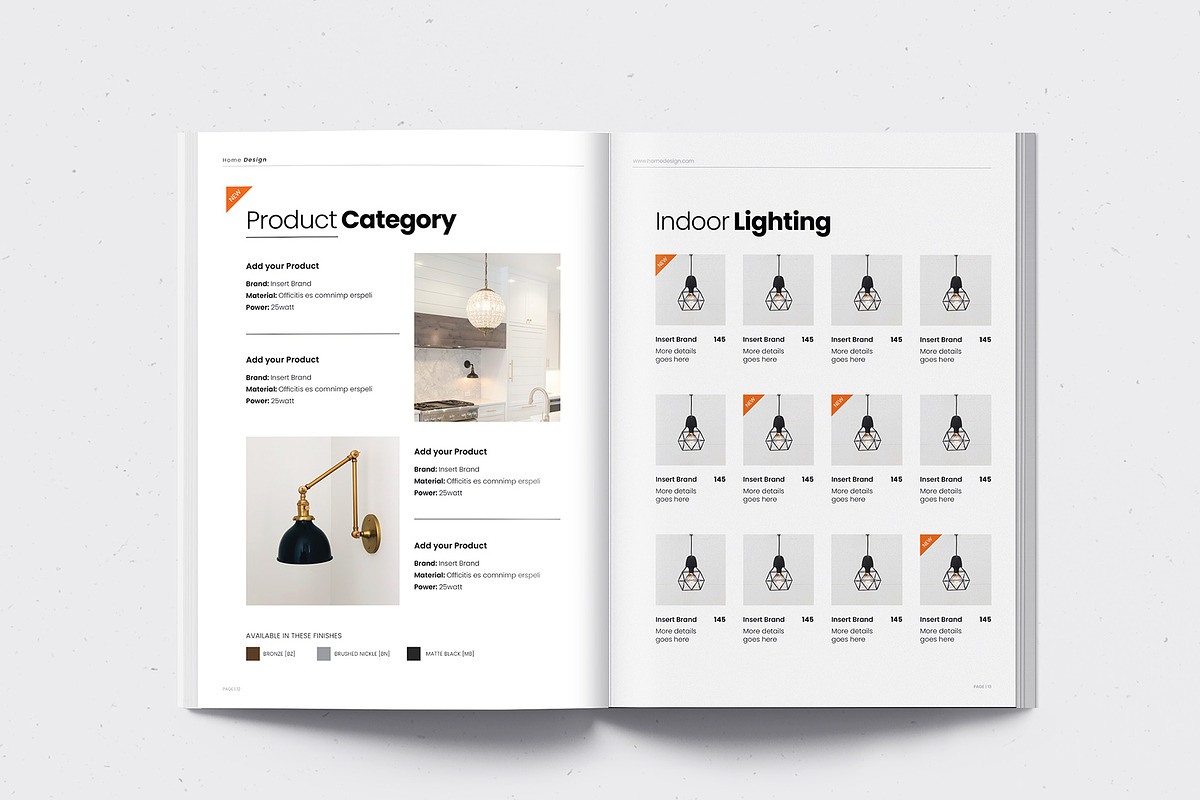 Product Catalog | Docx, Indd, a Magazine Template by Creativity-Design