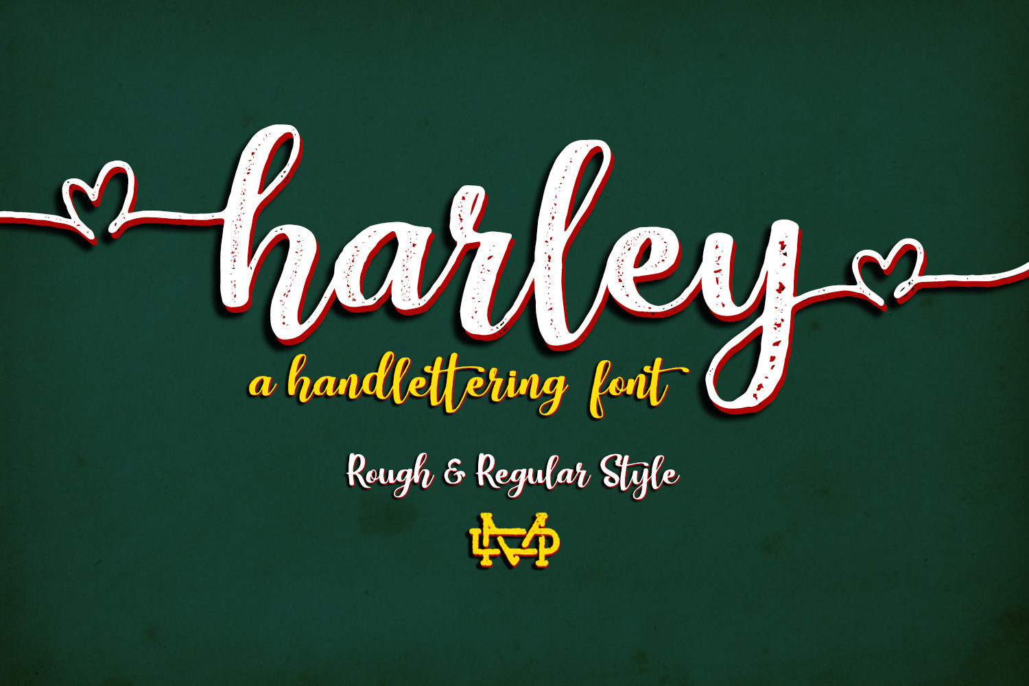 Harley Script, a Script Font by madeDeduk | Creative Market