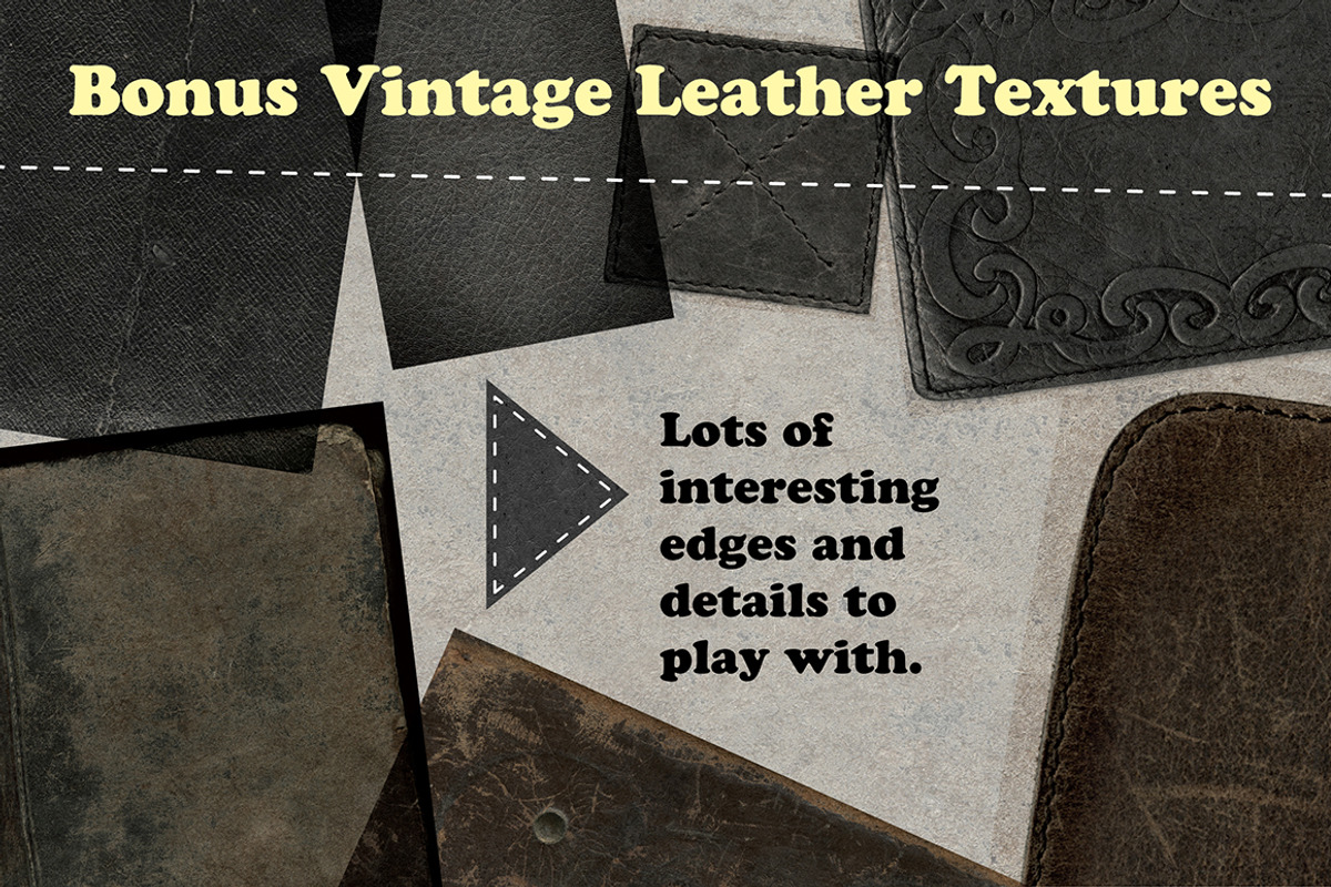 Leather Textures / Seamless Patterns, a Texture Graphic by Wingsart Studio