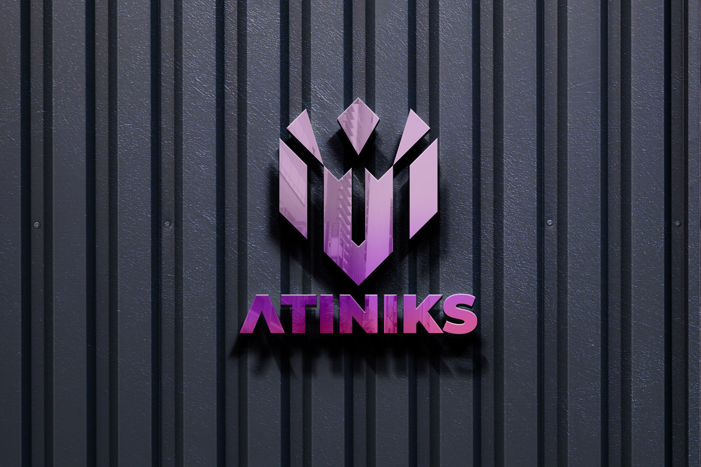 3D Logo Mockup, a Product Mockup by Modaldesain