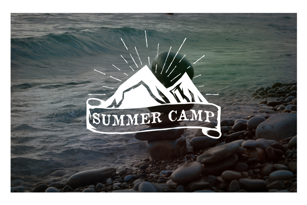 24 ADVENTURE LOGOS PACK, an Outline Icon by Roman Paslavsky