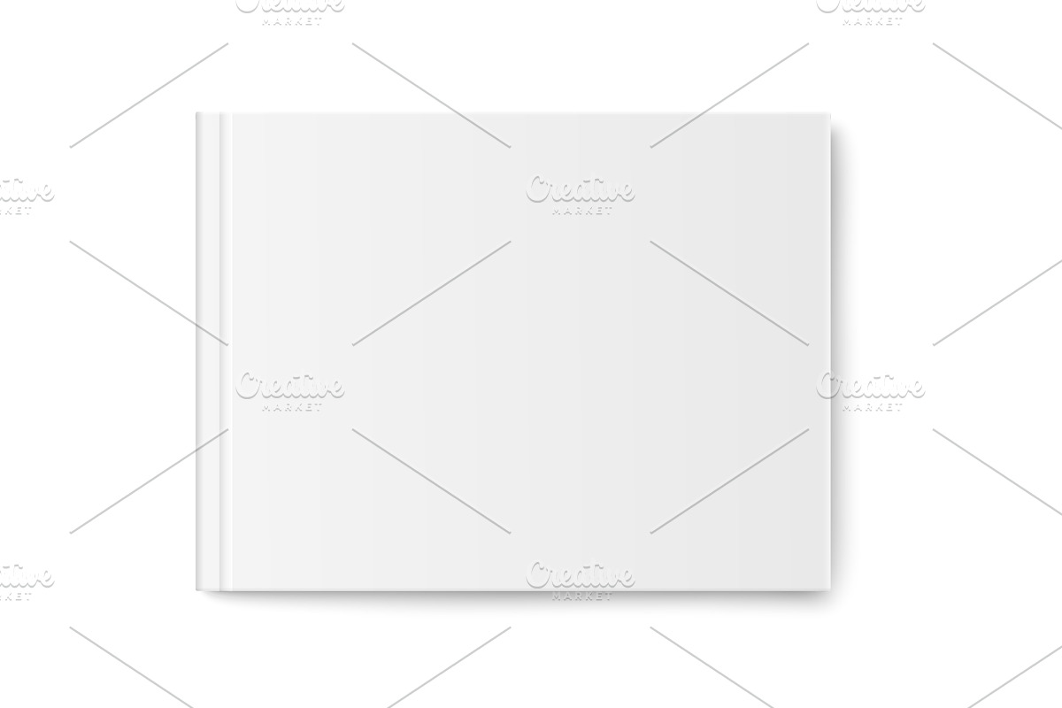 Rectangular book mockup, an Object Graphic by Vector Market | Creative ...