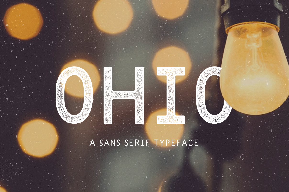 Ohio, a Sans Serif Font by JoshuaRed Design