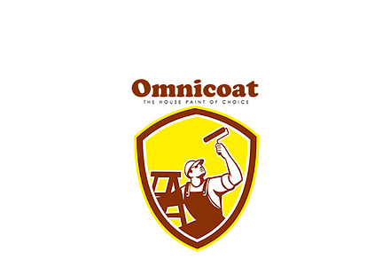 Overcoat House Painting Logo, a Branding & Logo Template by patrimonio