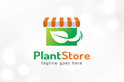 Plant Store Logo Template, a Branding & Logo Template by gunaonedesign