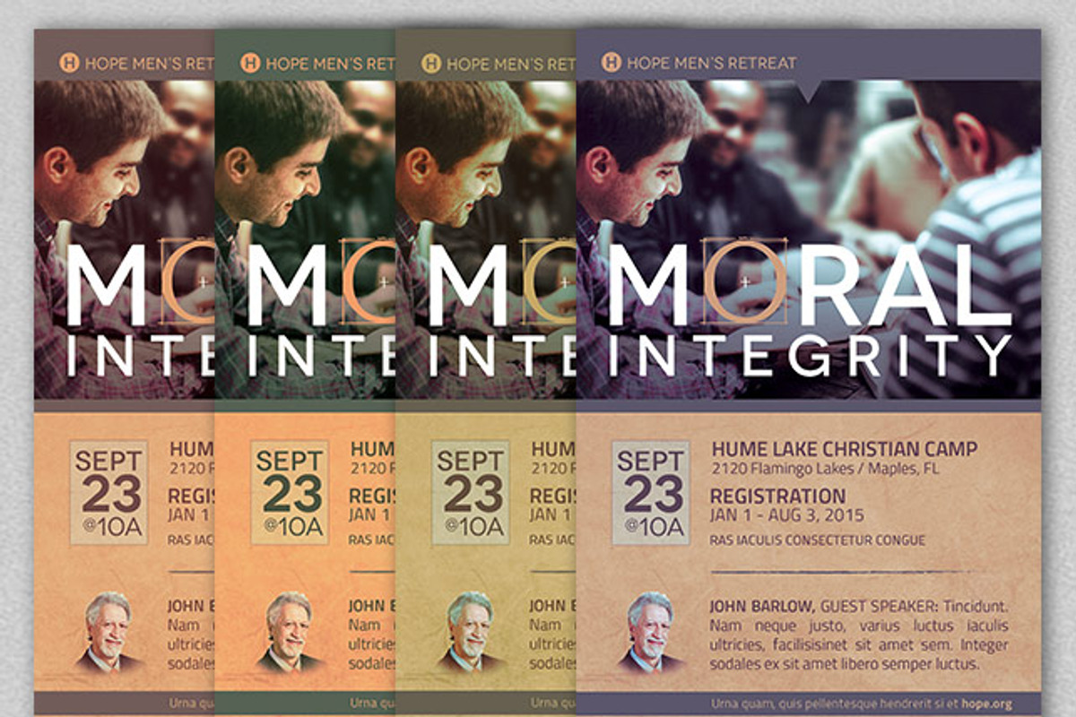 Moral Integrity Church Flyer Template