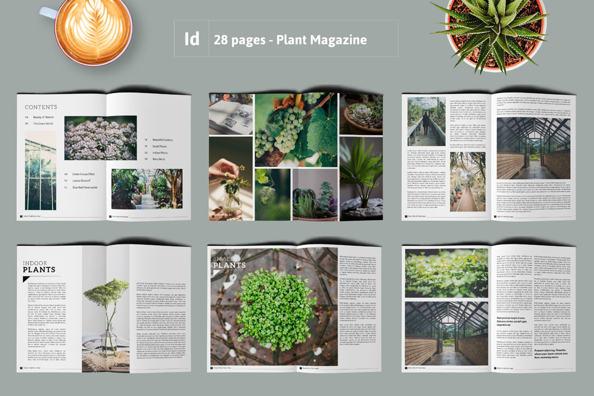 PLANTS Magazine / Portfolio, a Magazine Template by Nandita Pal