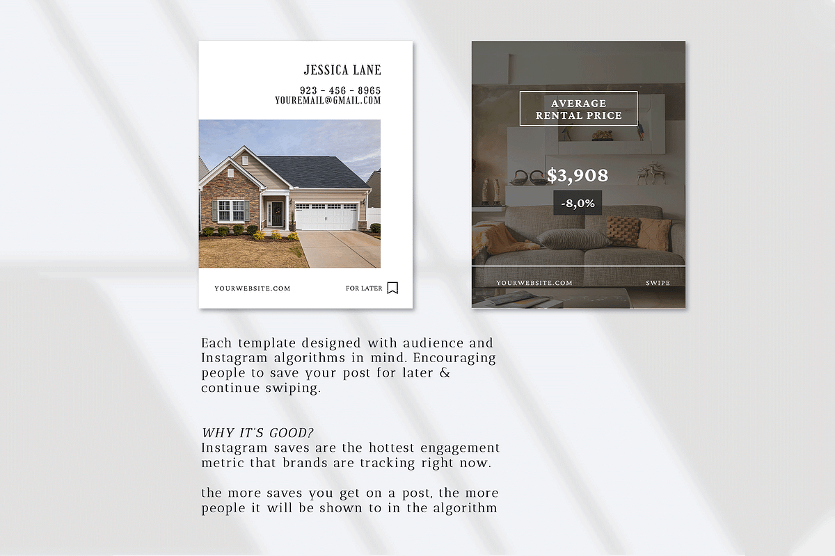 Real Estate Carousel Instagram, a Social Media Template by Kseniia_Design
