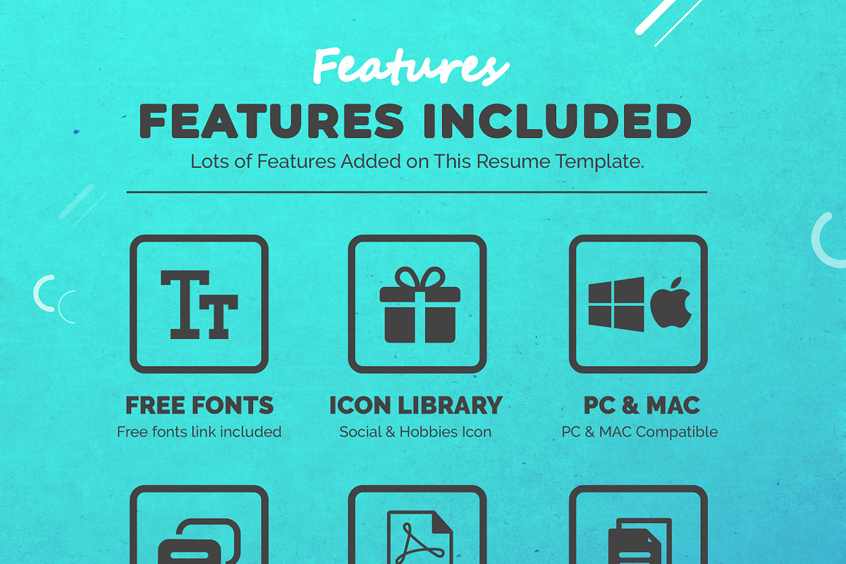 Resume/CV Template for Web Developer | Creative Market