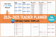 Editable 2024-2025 Teacher Planner