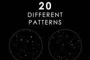 Star Patterns, a Pattern Graphic by Freezerondigital