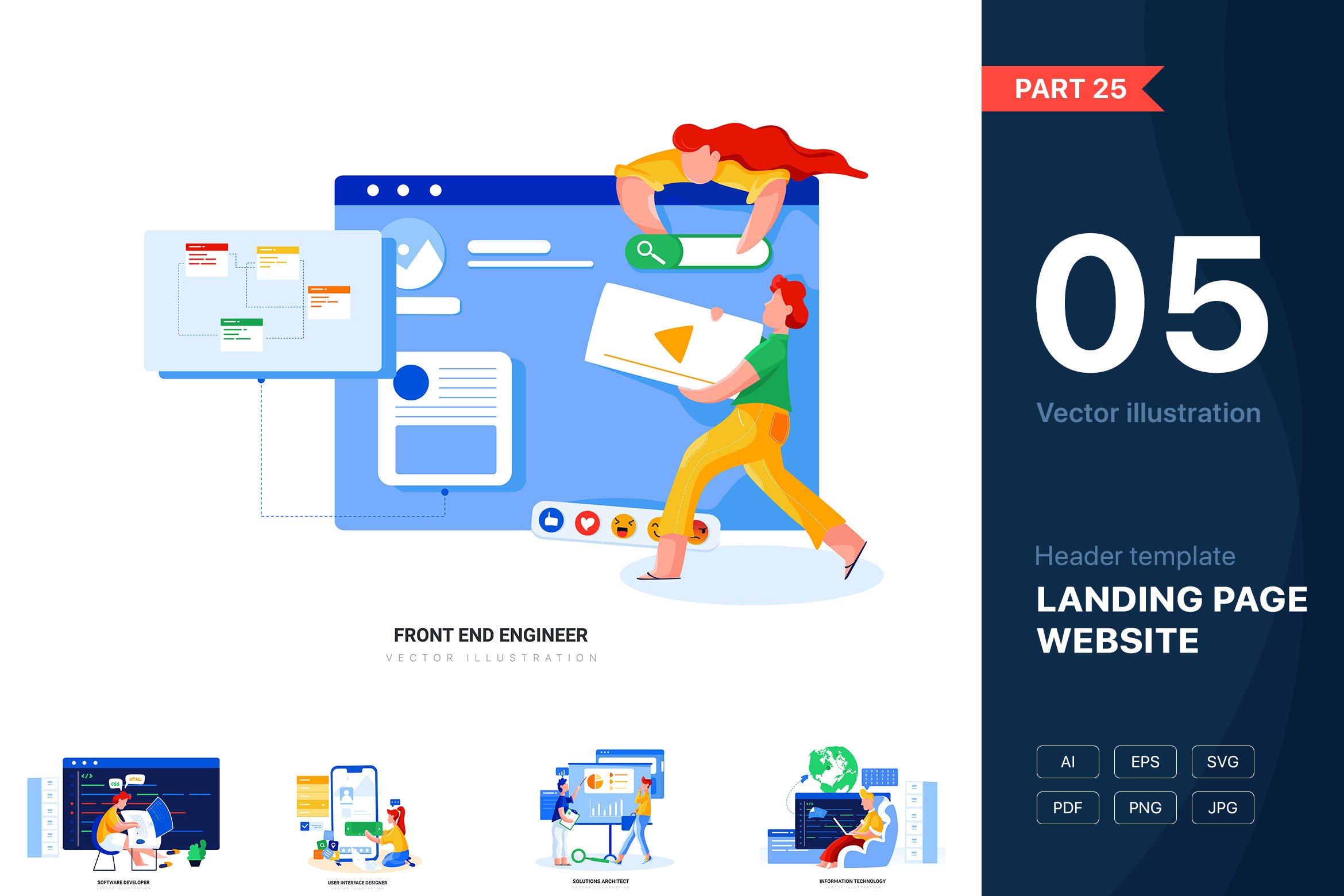 [Part 25] Website illustrations set, an Illustration by hoangpts