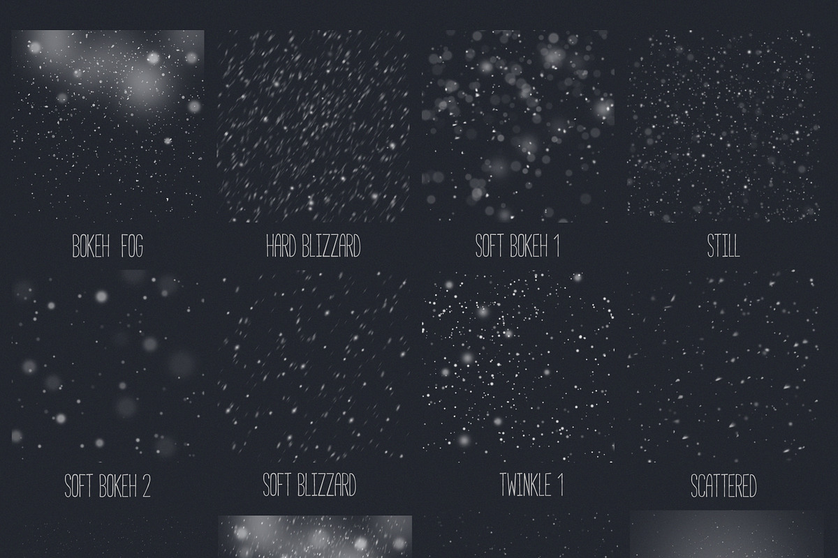 Snow overlays, an Object Graphic by Paper Farms