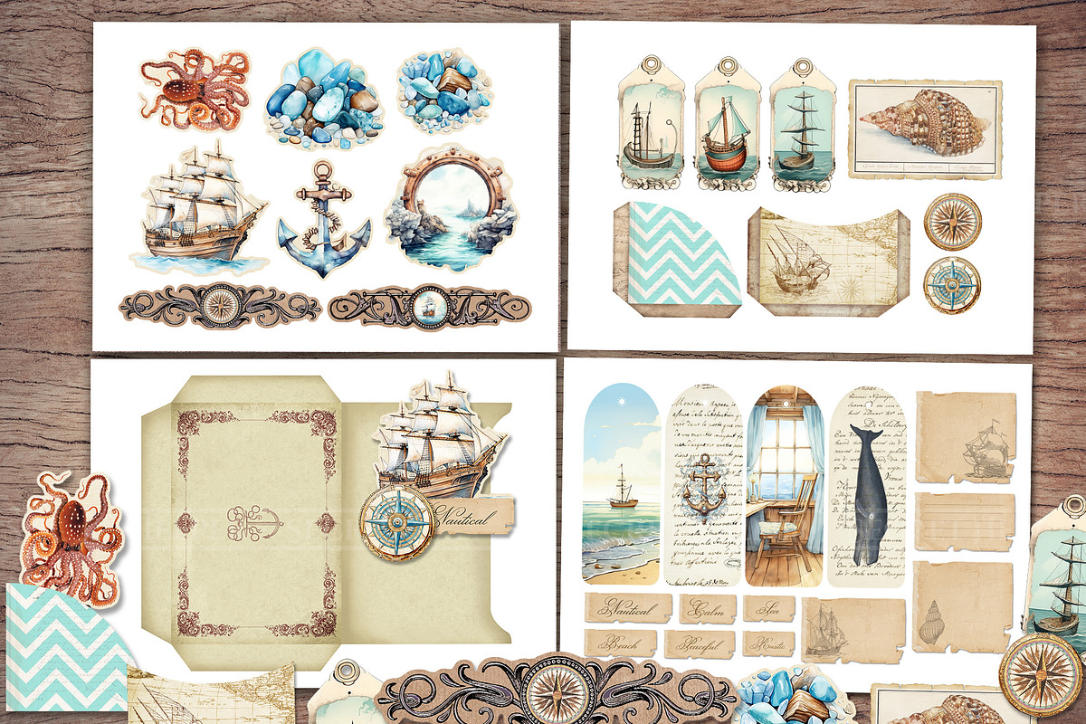 Nautical Scrapbook Kit