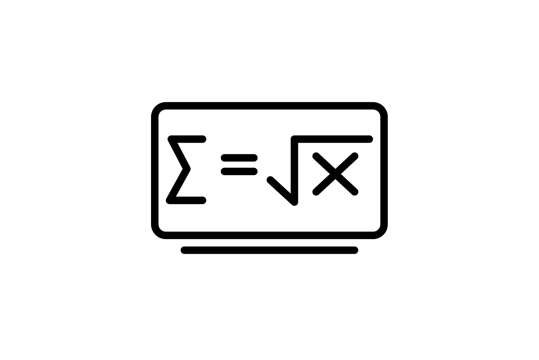 Math formula icon, an Icon by Creative priyanka