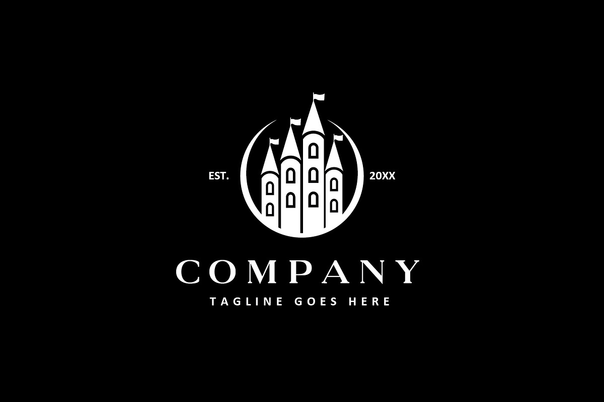 historical building logo, a Branding & Logo Template by ZHR Creative