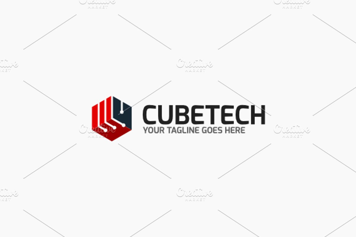 Cube Tech Logo, a Branding & Logo Template by graphicalcium