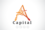 Letter A Capital Logo Template, a Branding & Logo Template by Heavtryq ...