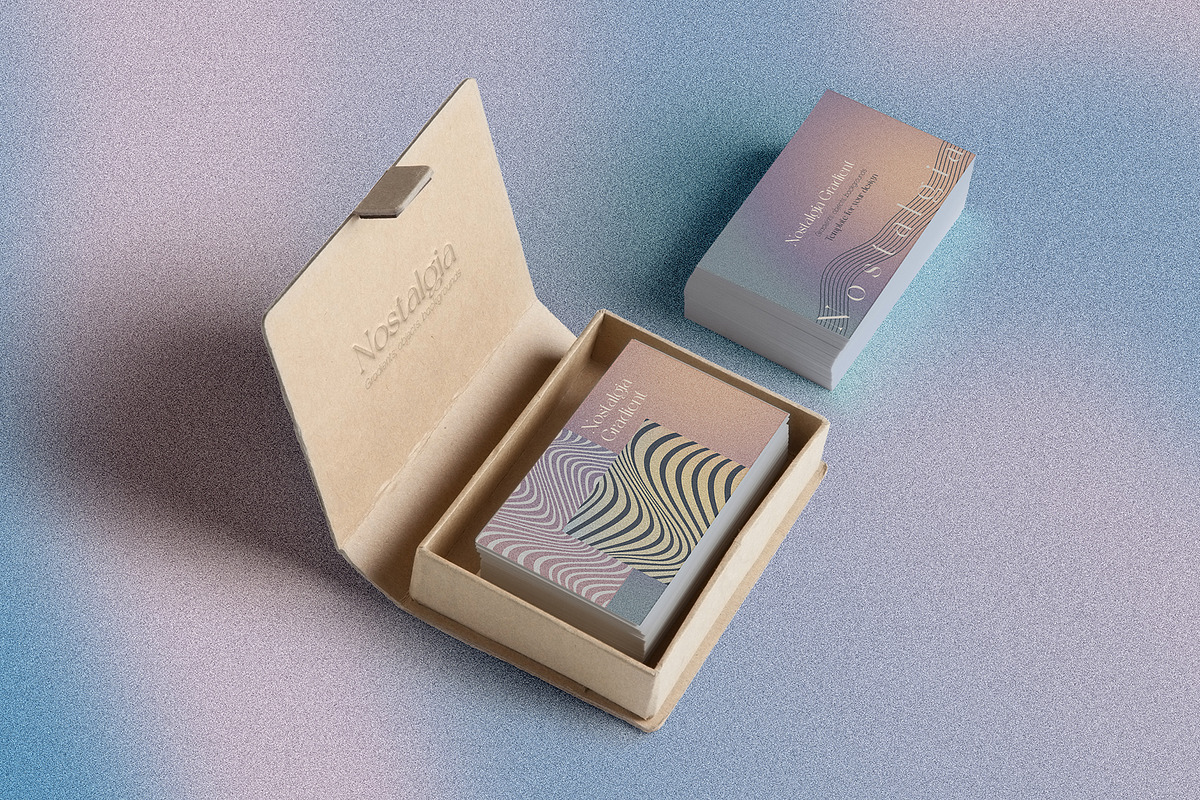 Nostalgia Gradient. Textures & Shapes