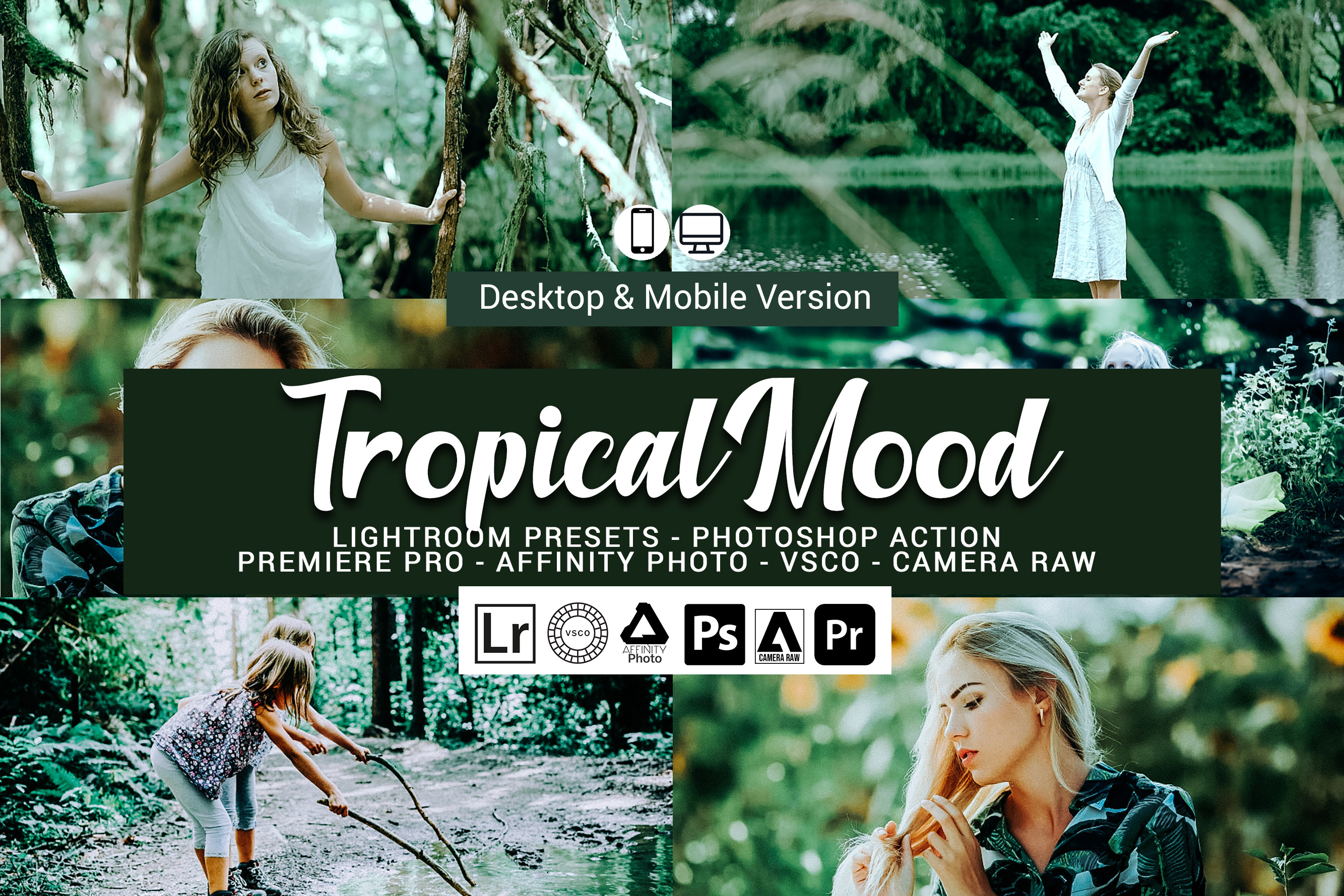 Tropical Mood Presets, an Action Add-On by DreamColor