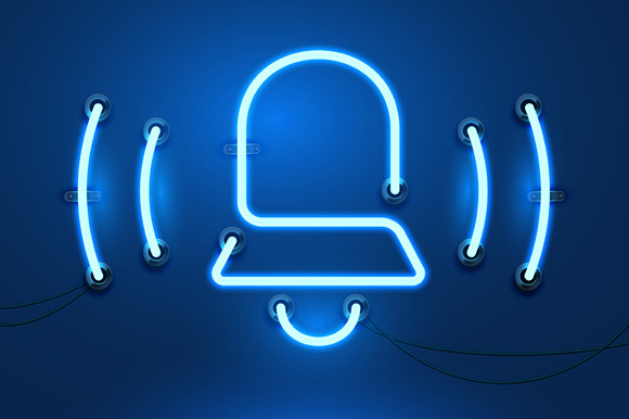 Collection of neon business icons, an Icon by wowomnom