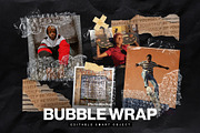 Bubble Wrap Photo Collage Mockup, a Layer Style Add-On by DesignerCandies