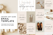 Holiday Gift Guide Email Template, an Email Template by ...
