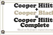 Cooper Hilite Complete, a Font by Wordshape