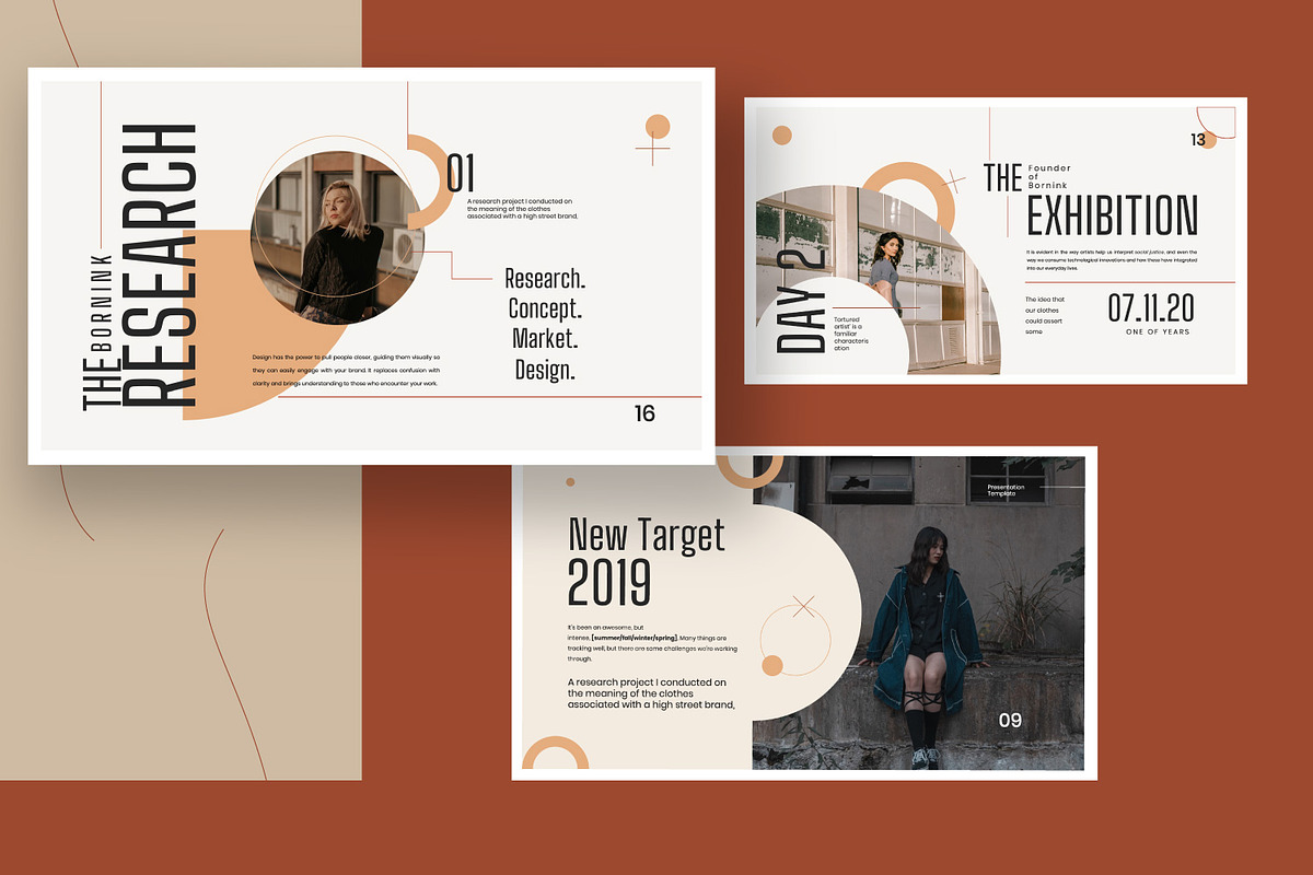 BORN - Ink Powerpoint Template, a Presentation Template by Dirtytemp Studio