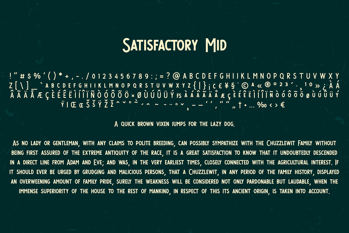 Satisfactory vintage and retro font