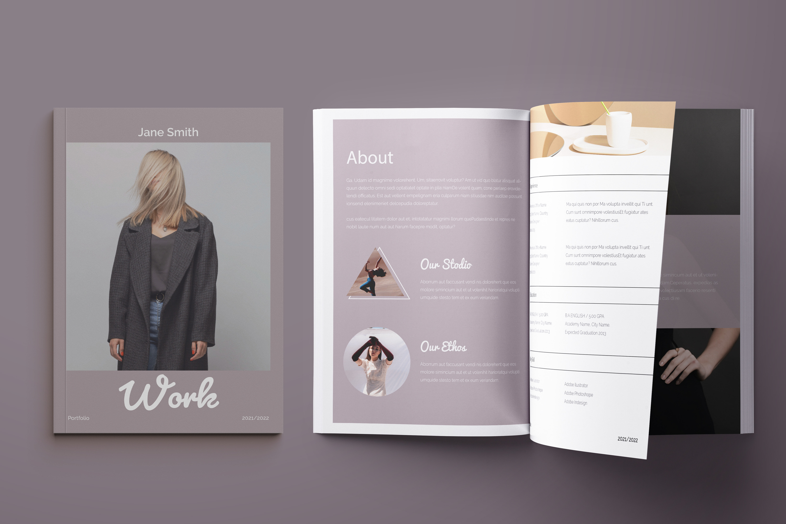 Work Portfolio Template, a Templates & Theme by evgenystudio