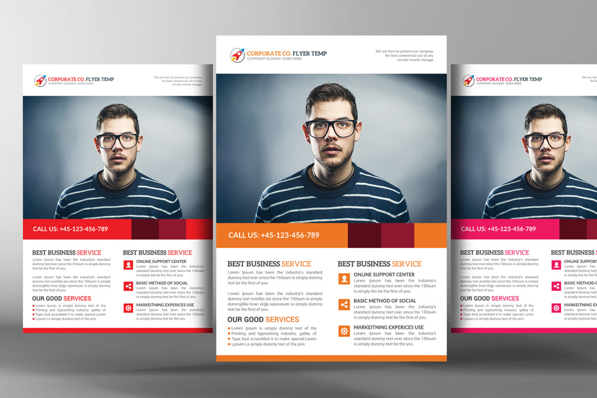 5 Employment Agency Flyers Bundle, a Flyer Template by graphicforest