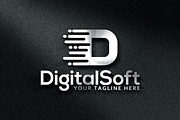 Digital Soft Logo Template, a Branding & Logo Template by Geelator Studio