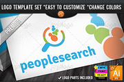 Social Media Find People Search Logo, a Branding & Logo Template by ...