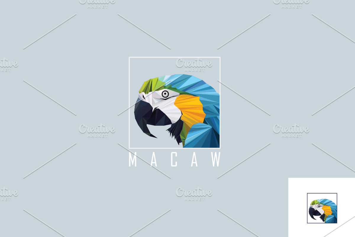 Geometric animal logo marks, a Branding & Logo Template by Polar Vectors