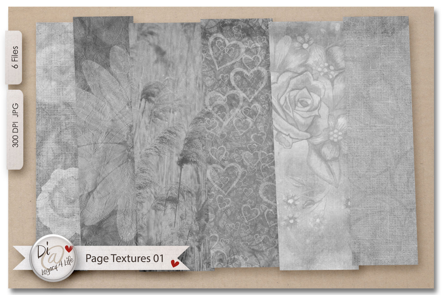 Texture Overlays 01, a Texture Graphic by Legacy4Life Designs