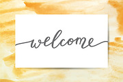 Welcome, 5 cards, an Object Graphic by redcollegiya design