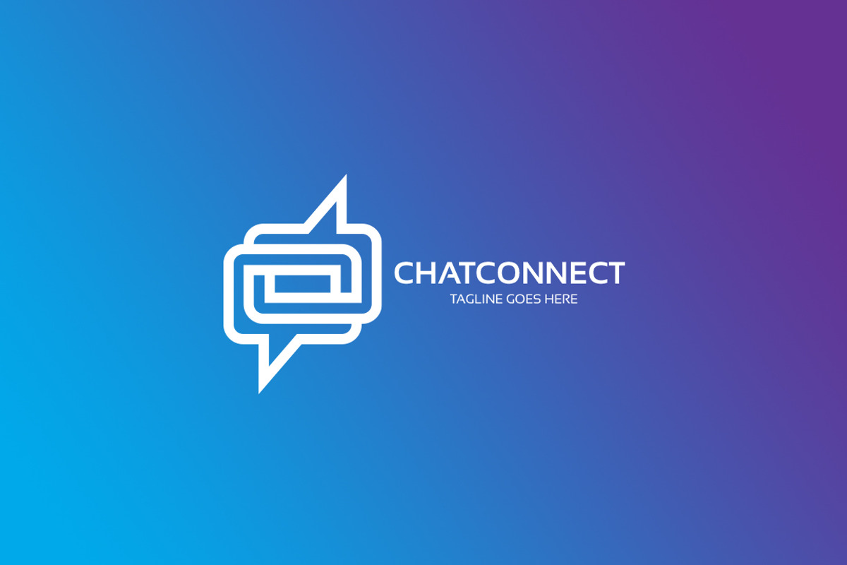Chat Connect Logo, a Branding & Logo Template by CAIRON CREATIVESTUDIO
