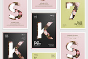 5 Floral Poster Flyer Pack, a Flyer Template by RCDesigns
