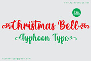 Christmas Bell font, a Script Font by TyphoonType™ S. Srisopha
