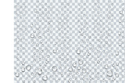 Transparent Realistic Raindrop, a Texture Illustration by ecco
