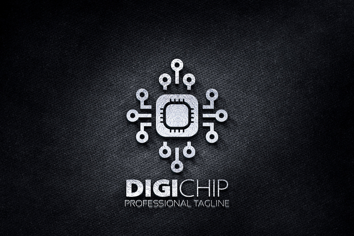 Digital Chip Logo, a Branding & Logo Template by essegraphic | Creative ...