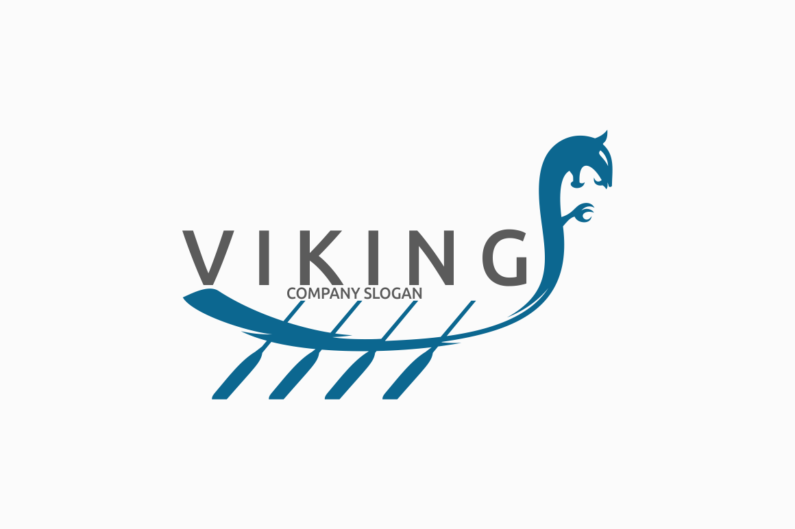 Viking Boat Logo, a Branding & Logo Template by Brandlogo