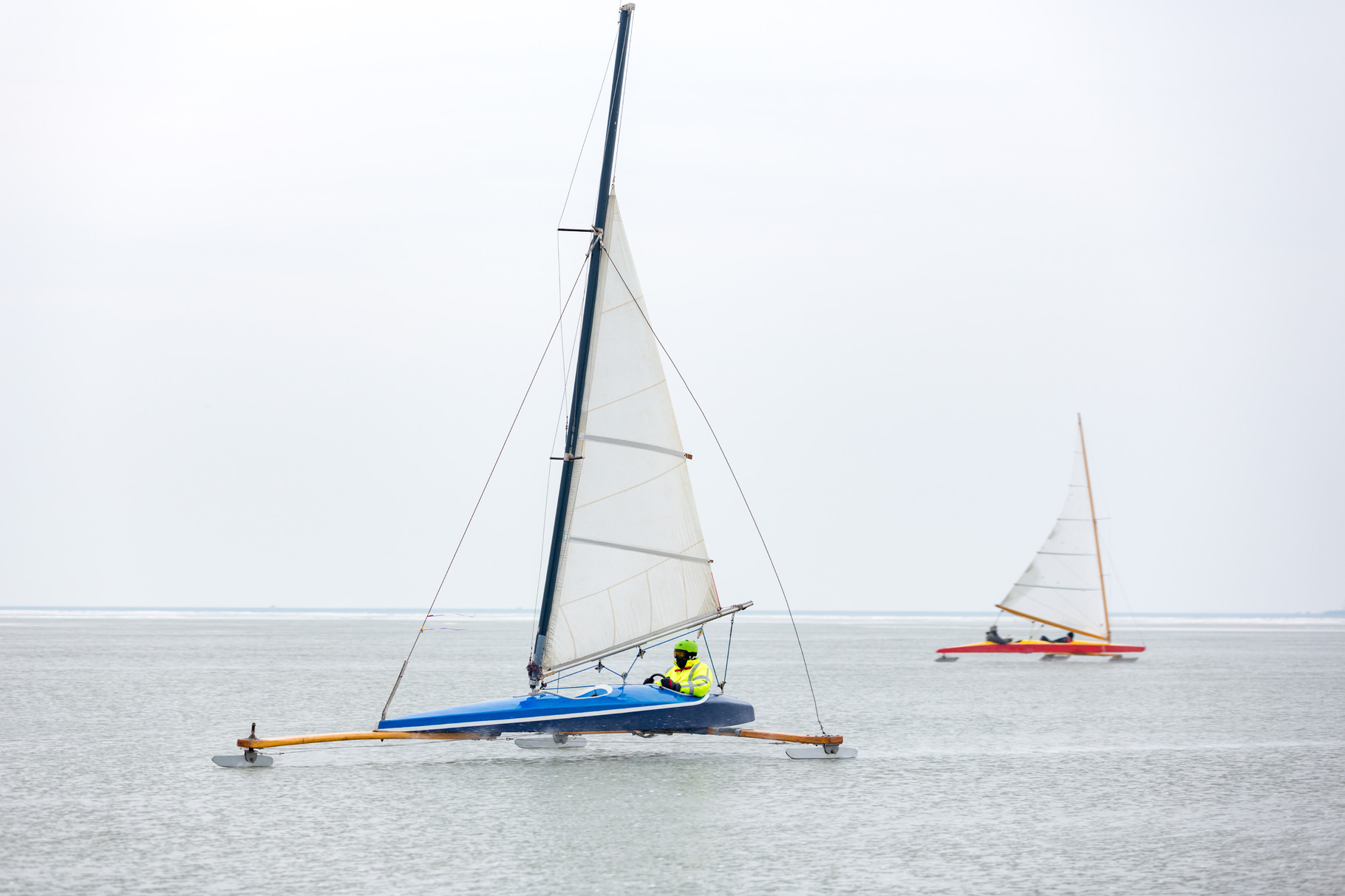 Ice sailing on the Gouwzee, a Sports & Recreation Photo by misign ...