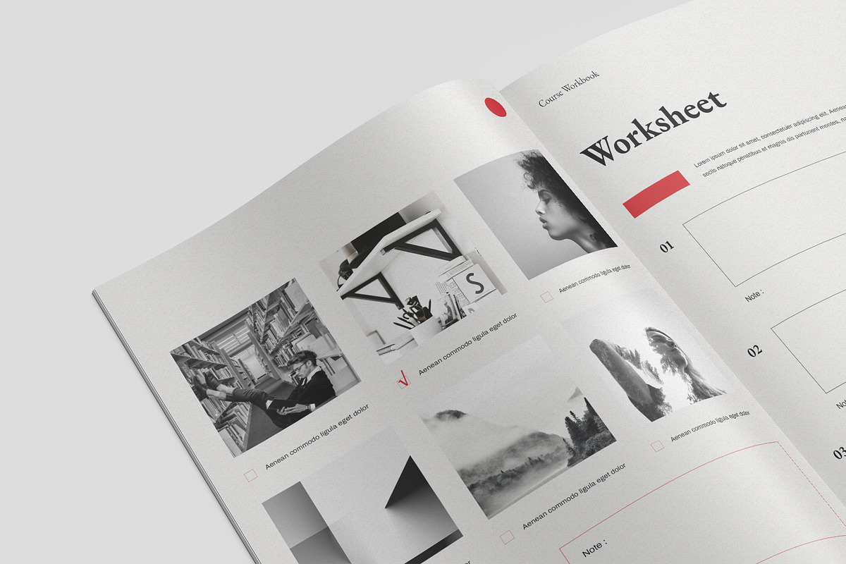 Course Workbook, a Magazine Template by Portocraft