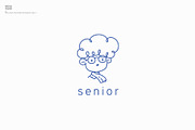 Senior Logo | Creative Market