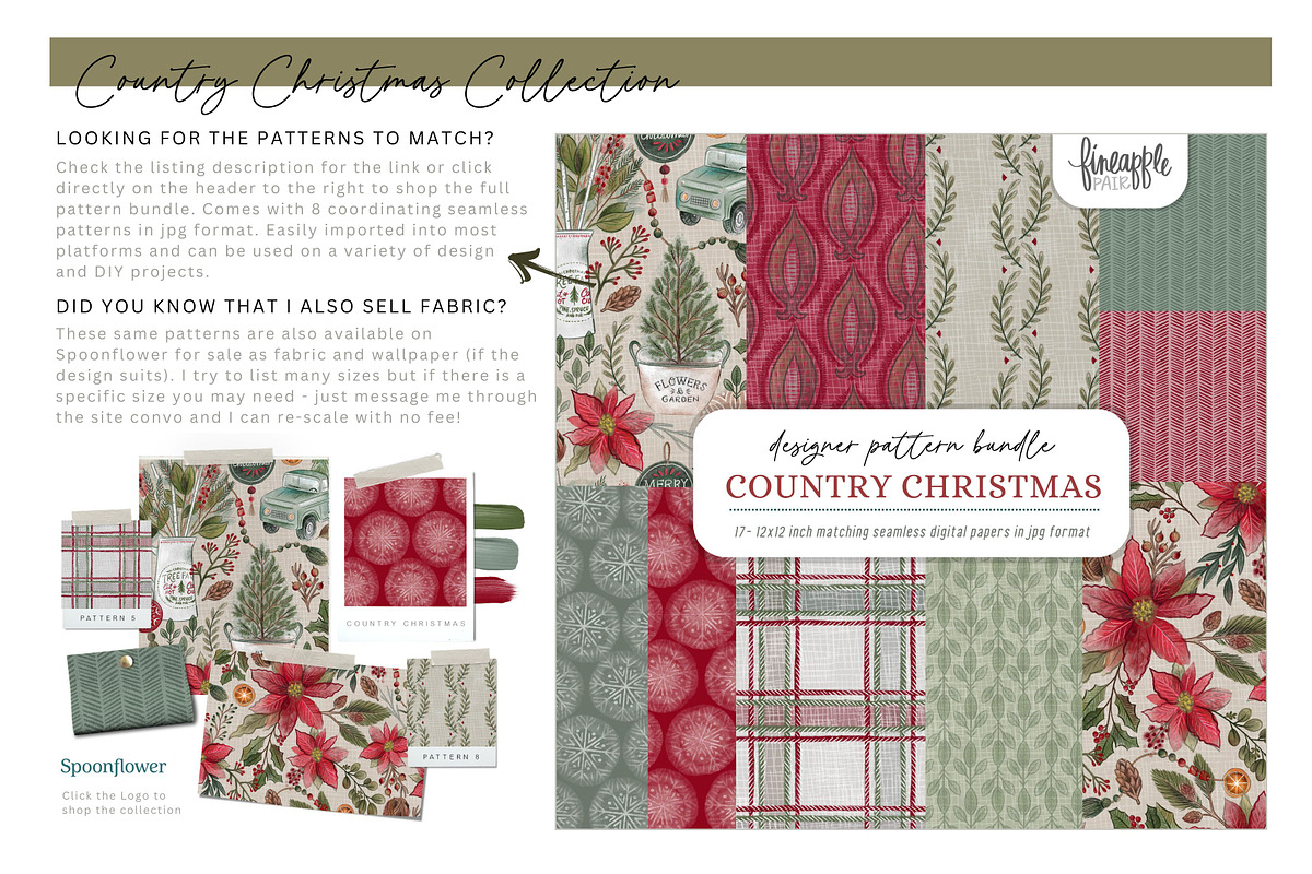 Country Christmas Clipart